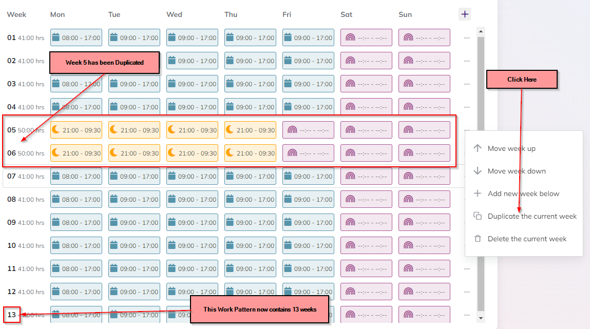 Enhanced Features when Creating Work Patterns – Lantum