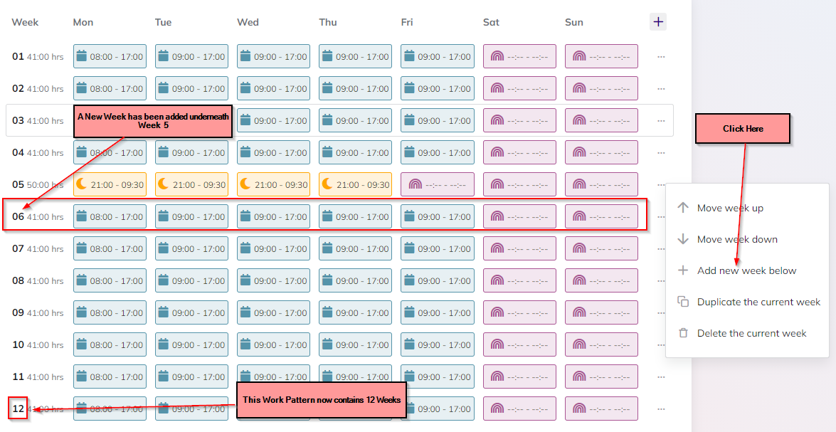 Enhanced Features when Creating Work Patterns – Lantum